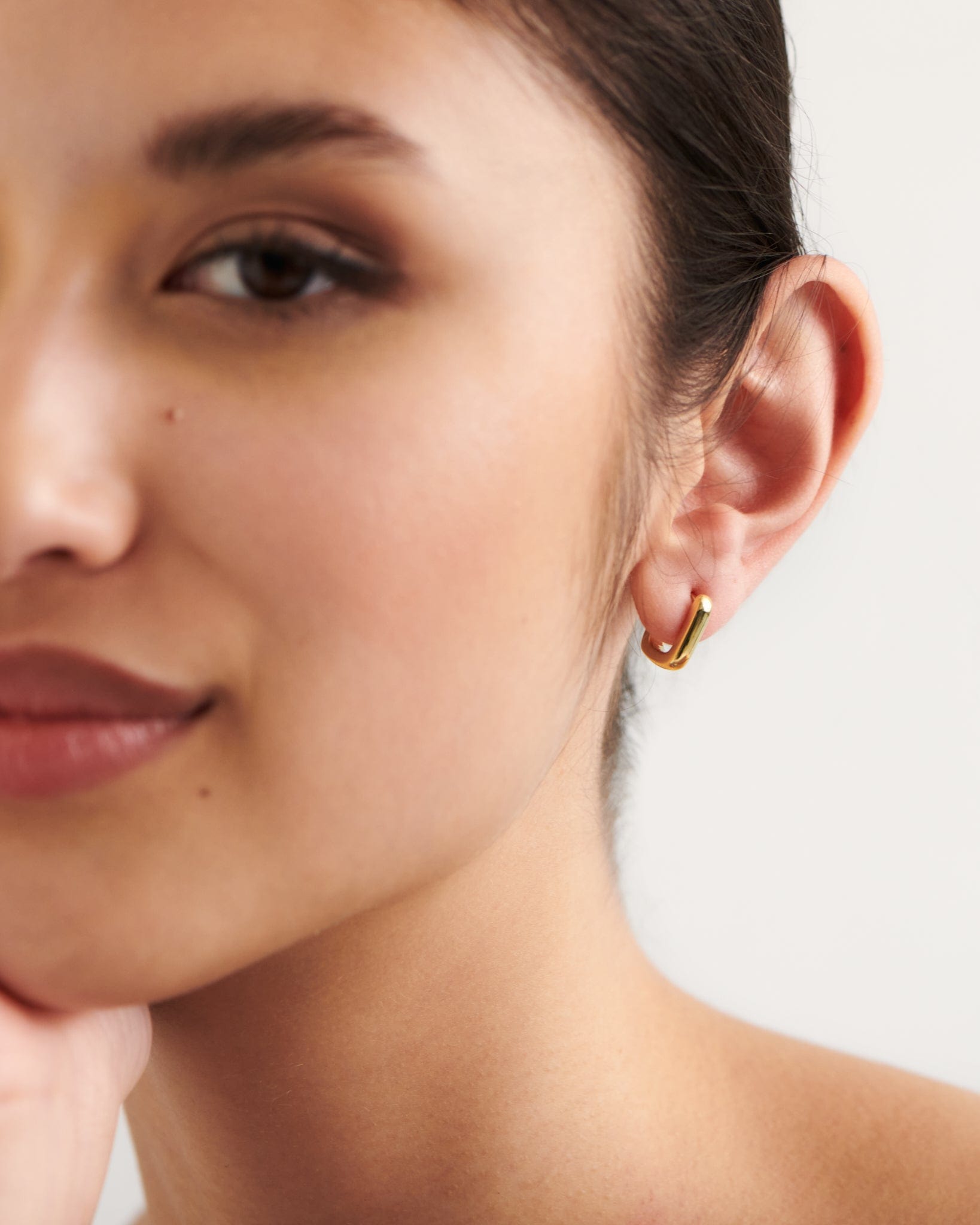 Vicenza Earrings Small - Rechteckige Ohrringe | BRUNA